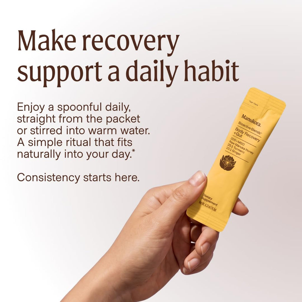 Manukora honey for body recovery