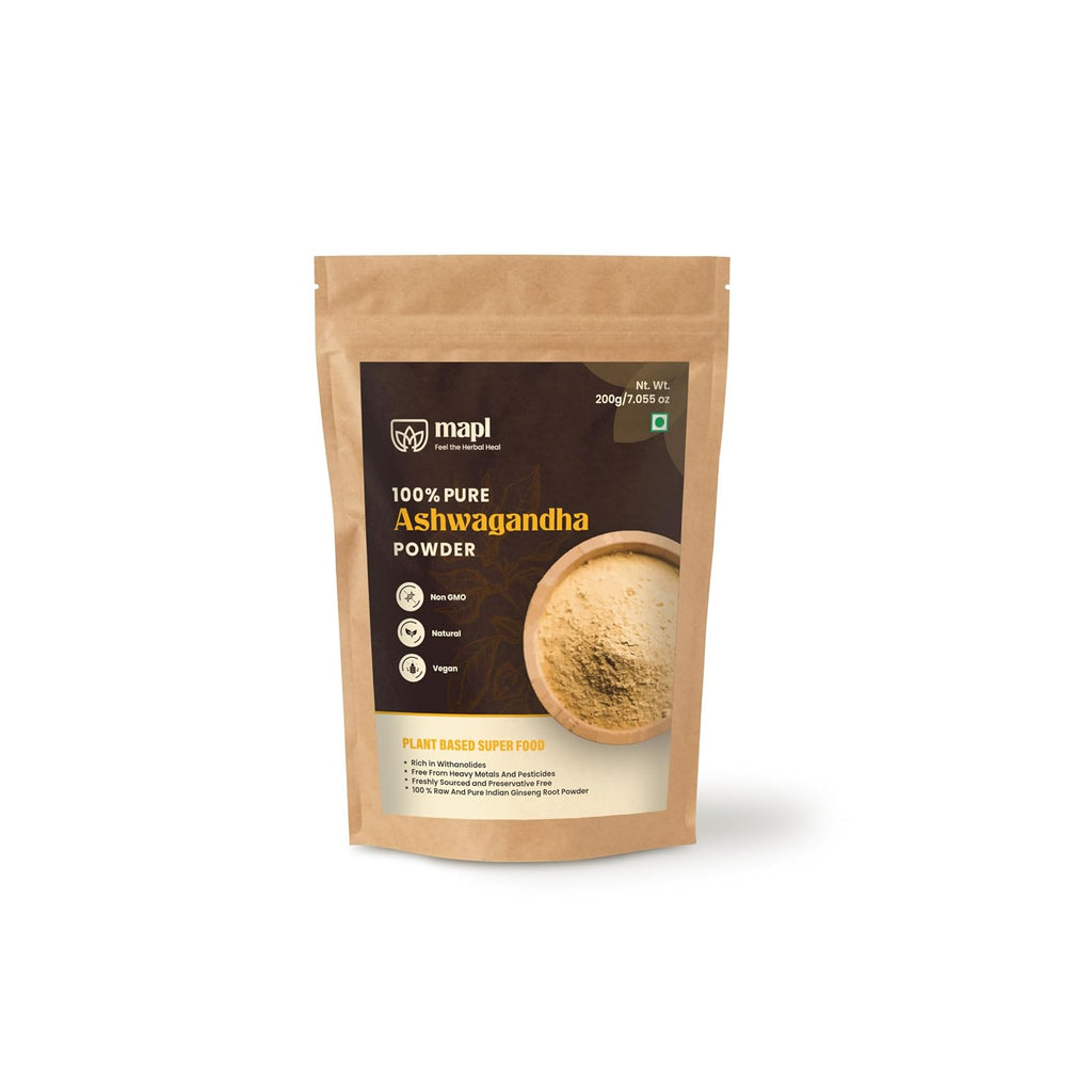 MAPL Organic Ashwagandha Powder benefits