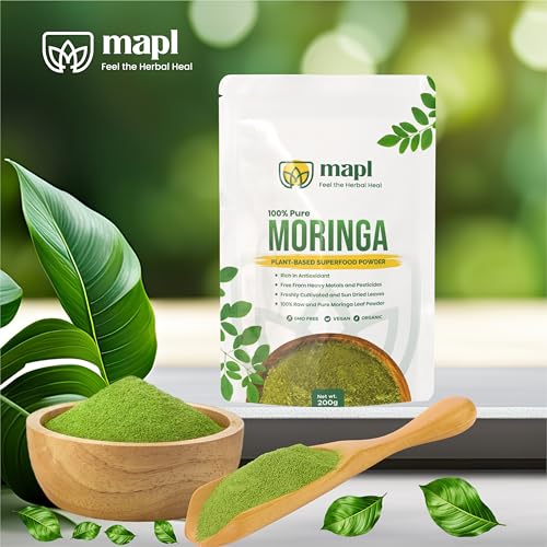 MAPL organic moringa for athletes