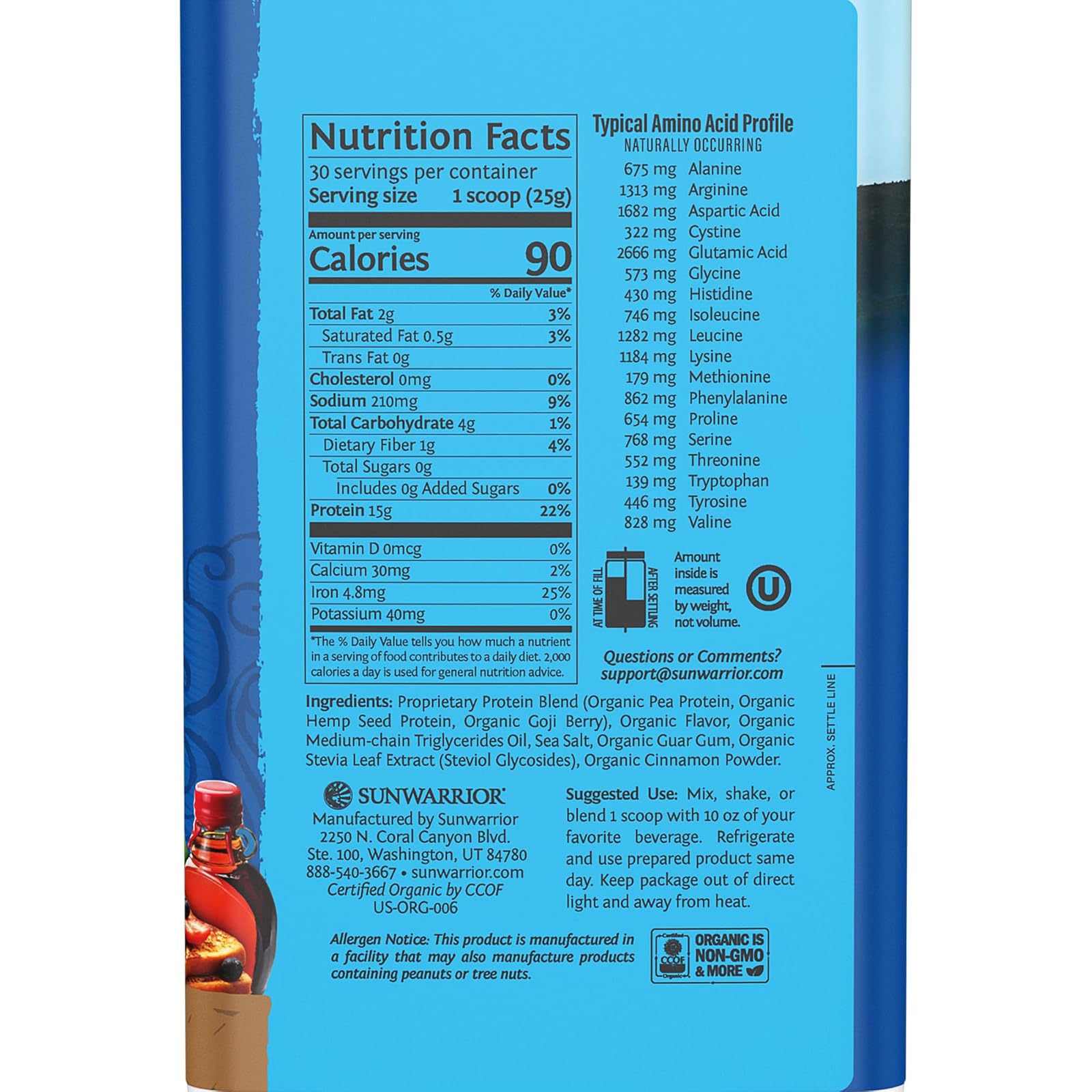 maple flavour protein powder for smoothies