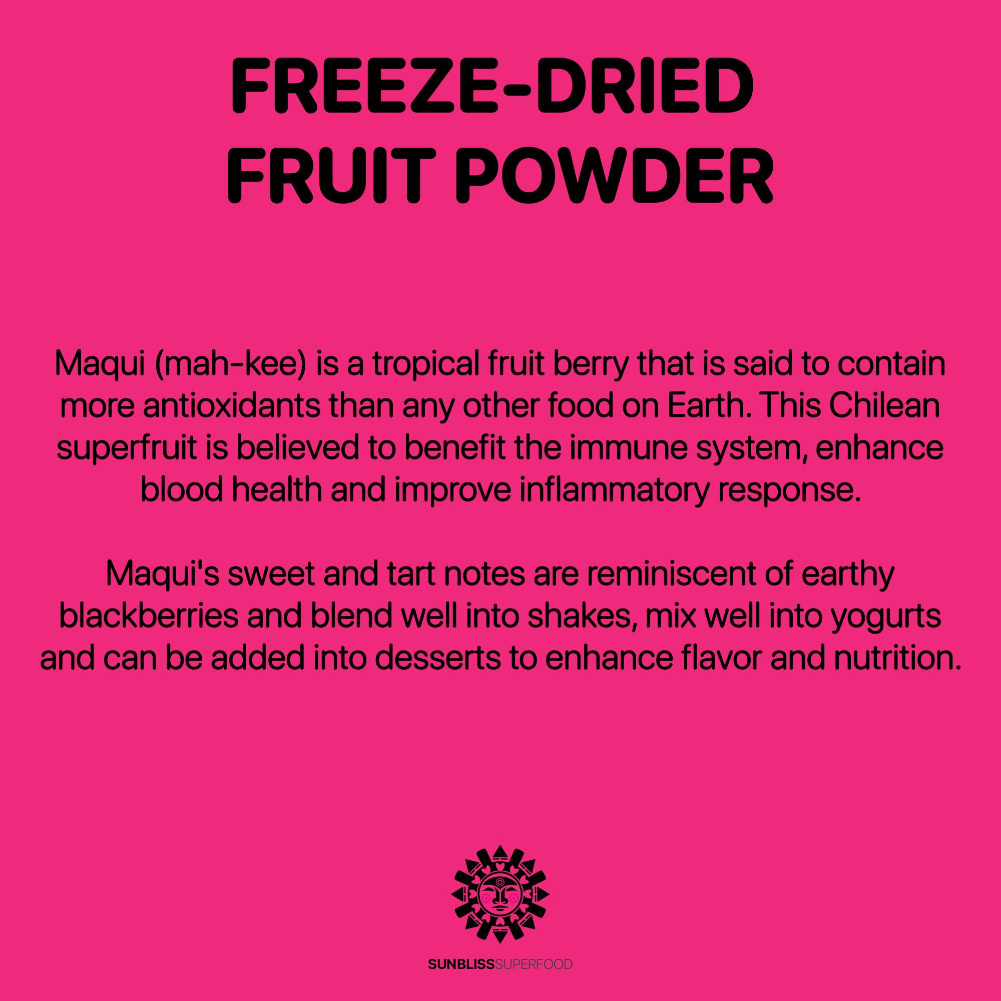 maqui powder for smoothie bowls