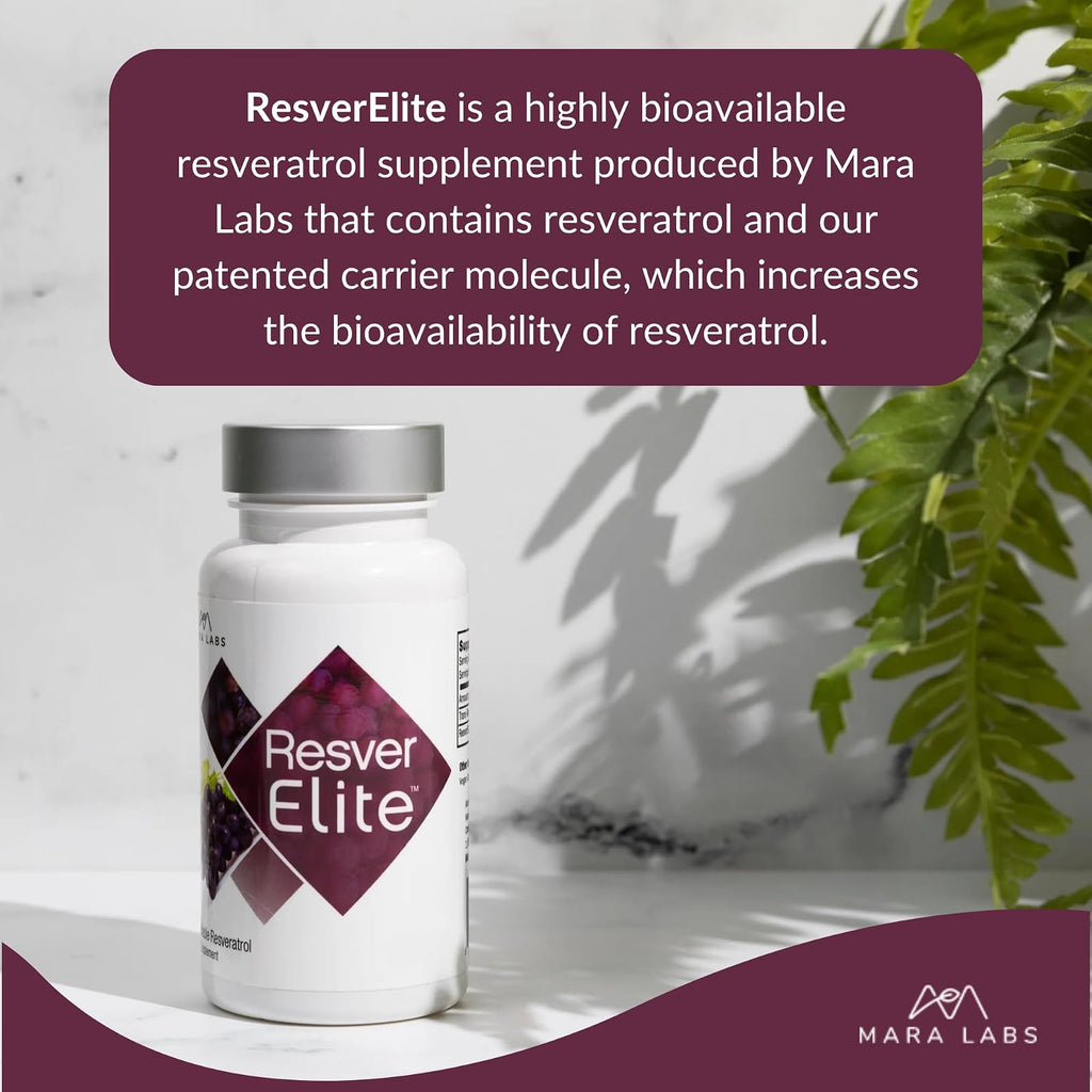 Mara Labs ResverElite 30 capsule bottle