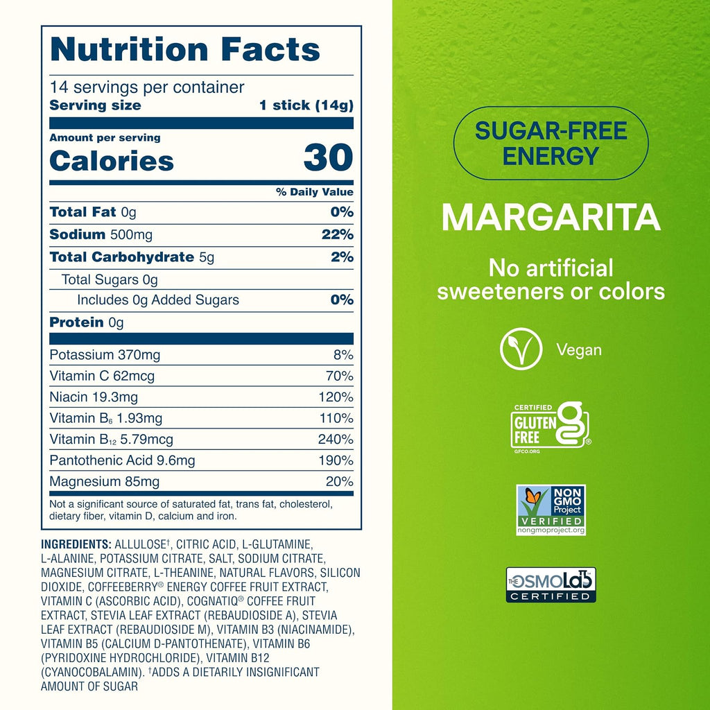 Margarita mocktail flavour electrolyte boost