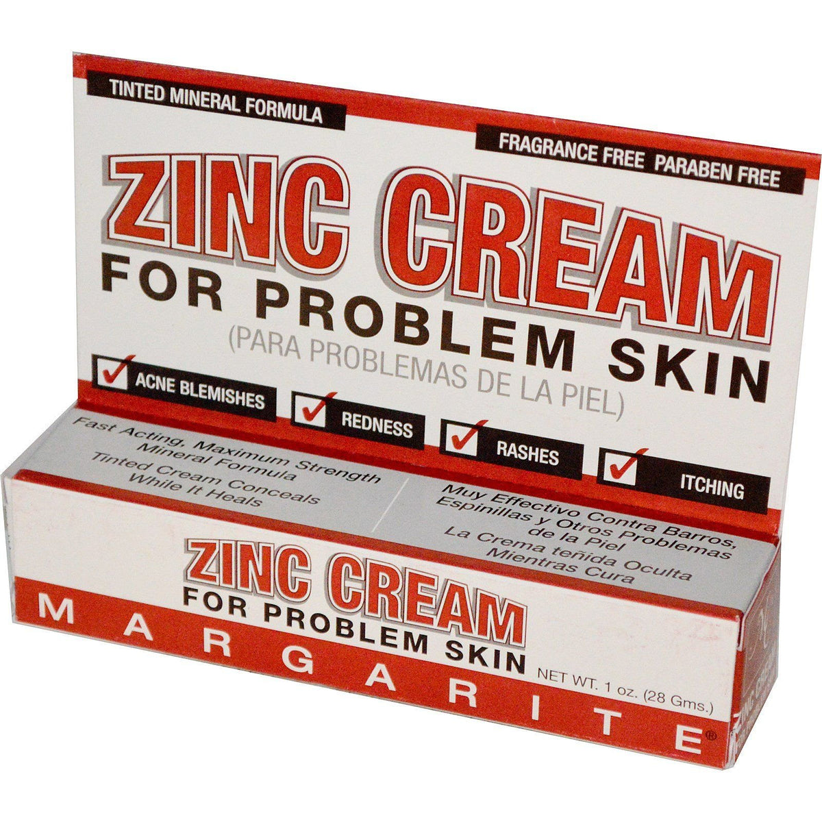 Margarite Cosmetics Zinc Cream for skin protection