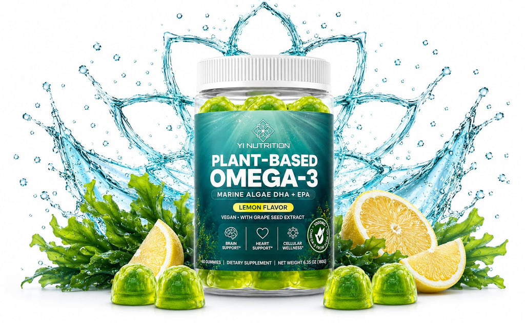 Marine Algae fish oil gummies for daily wellness