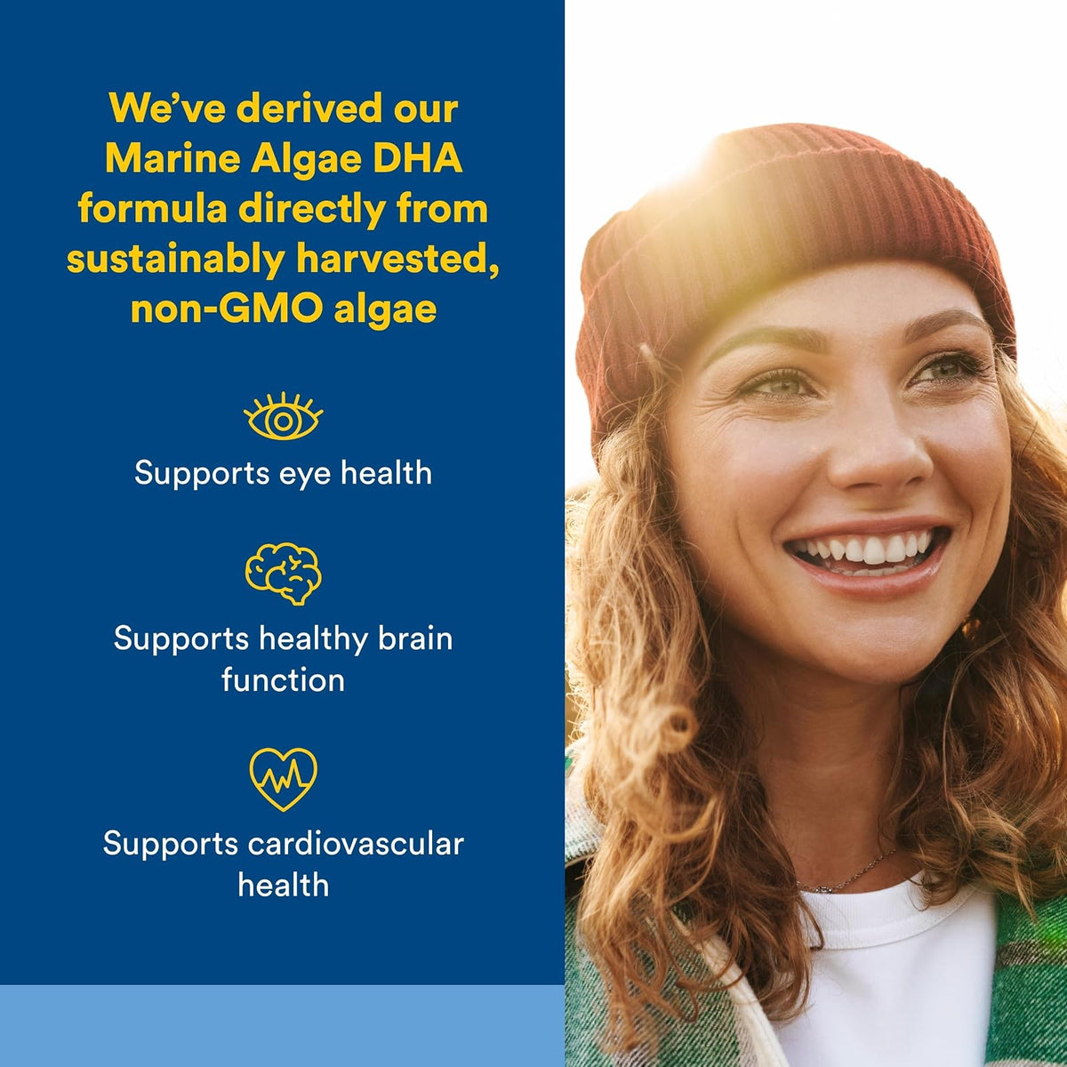 Marine algae oil for omega 3