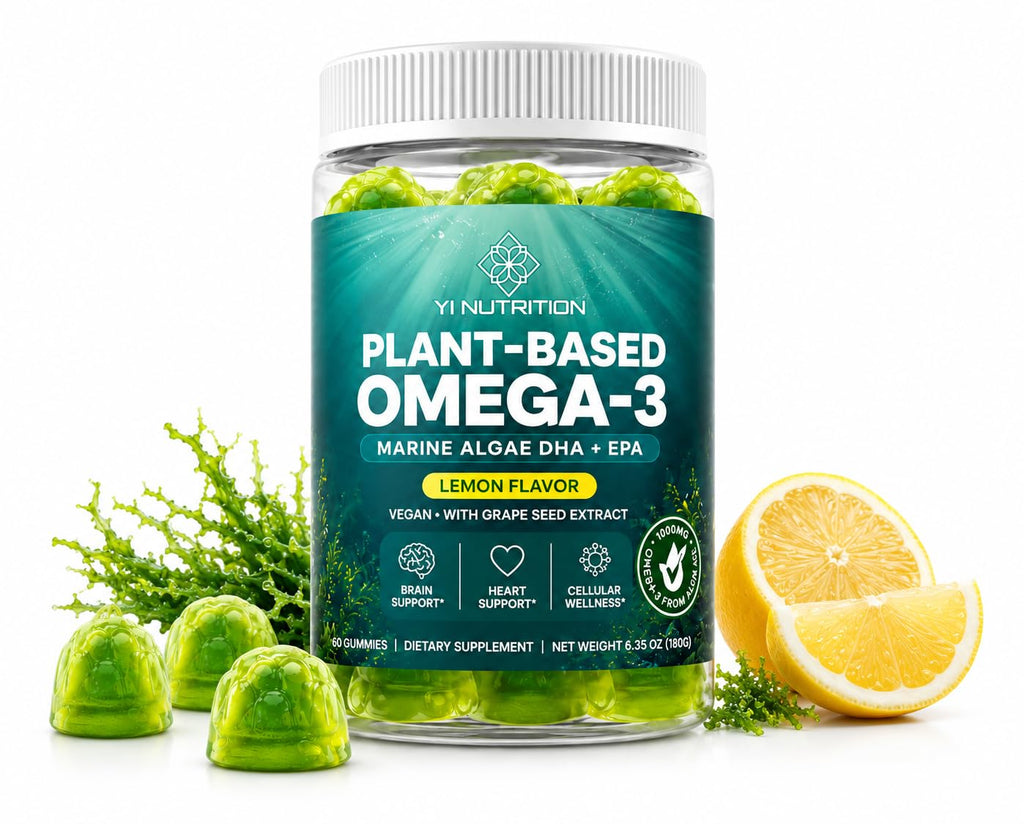 Marine Algae Omega 3 gummies for heart health