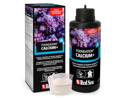 Marine aquarium calcium and strontium