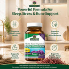 Marine based magnesium capsules for sleep