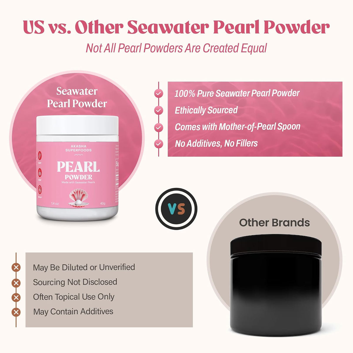 marine collagen alternative pearl powder