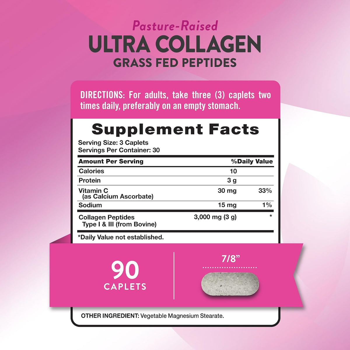 marine collagen caplets with vitamin C
