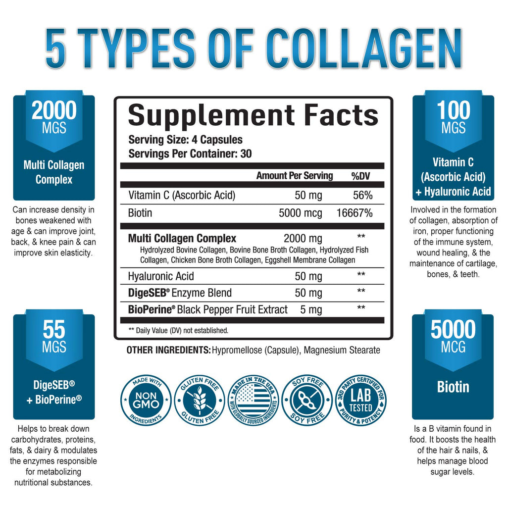 marine collagen capsules for beauty