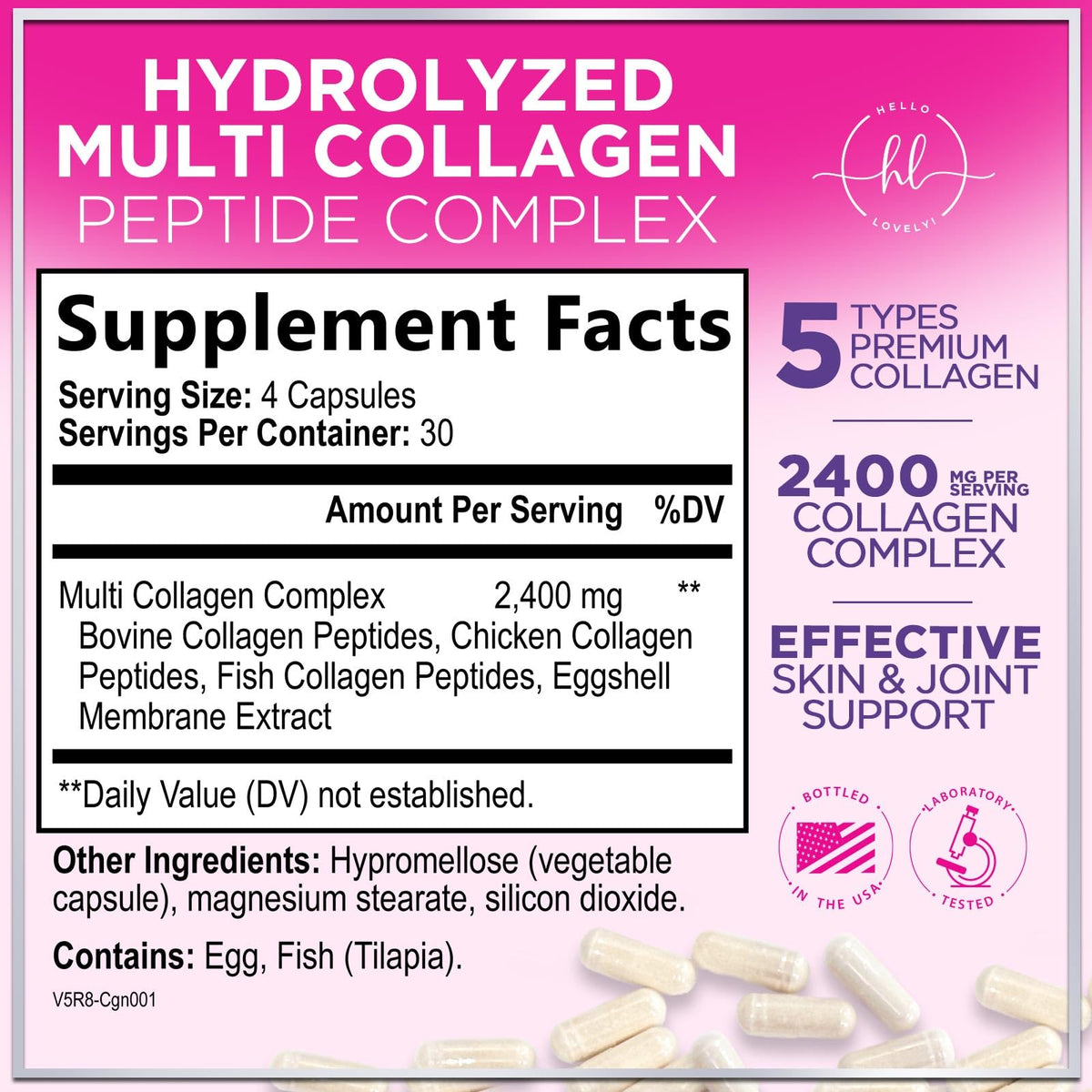 marine collagen capsules for beauty