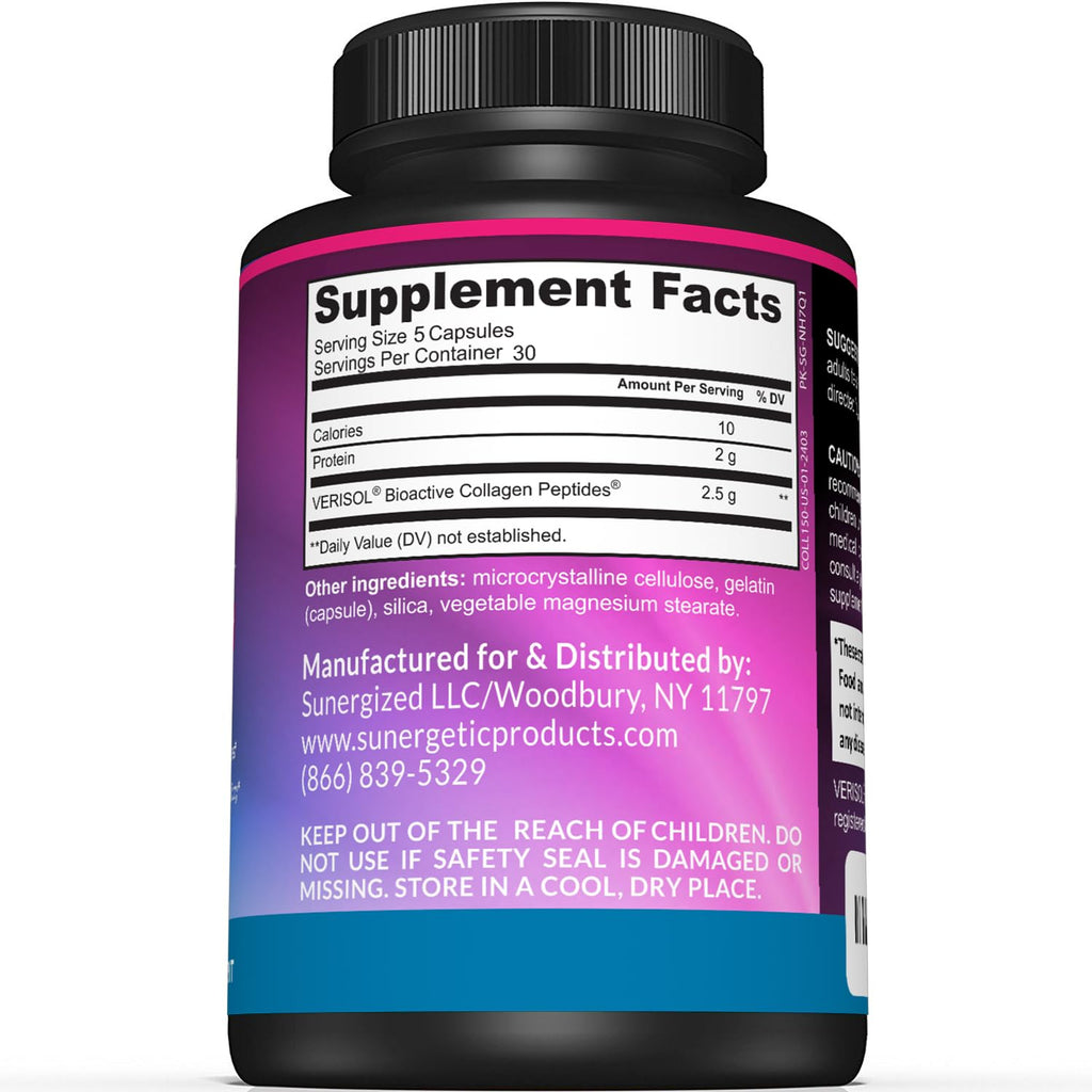 Marine collagen capsules for joint support