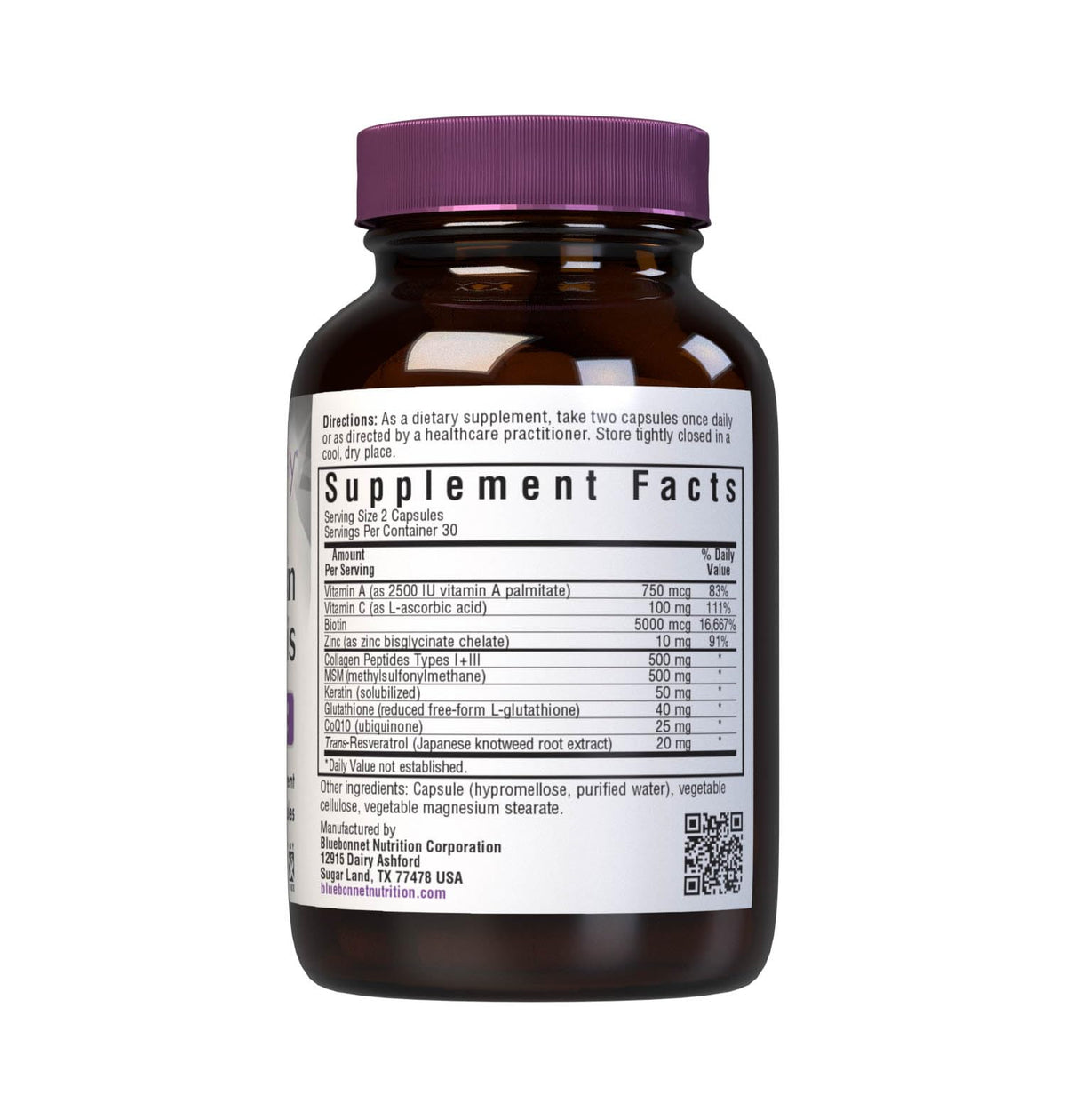 Marine collagen capsules for skin health