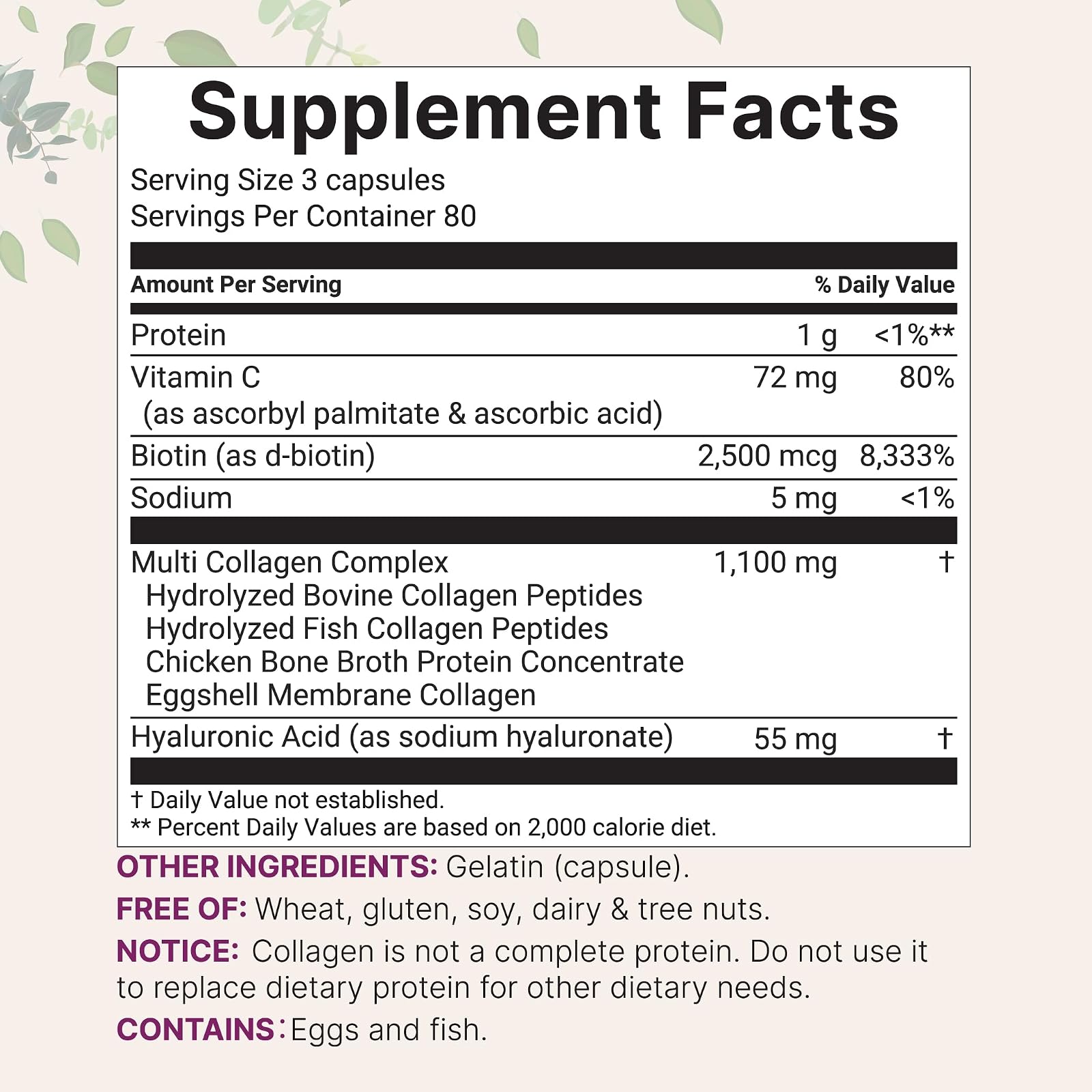 marine collagen capsules for skin