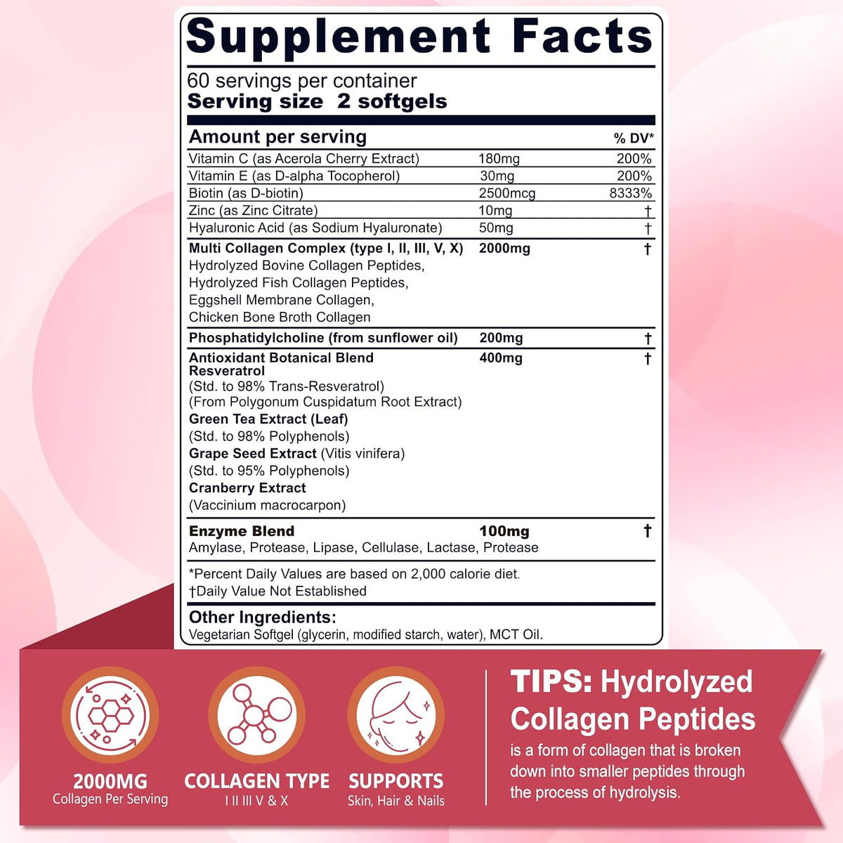 Marine collagen for healthy skin