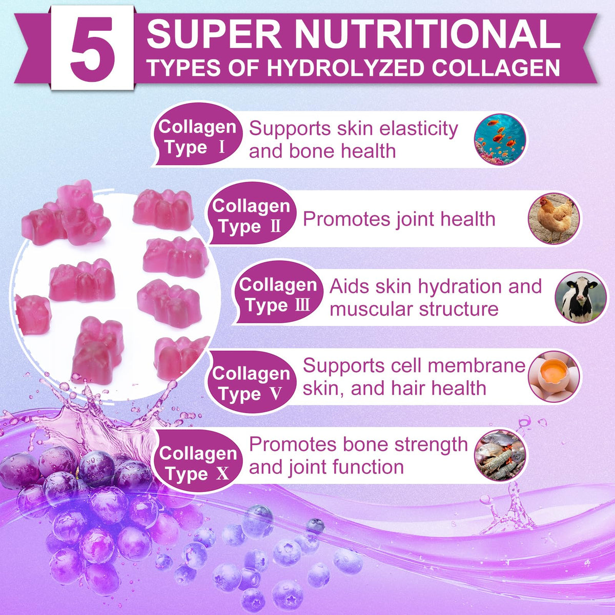 marine collagen gummies for joint support