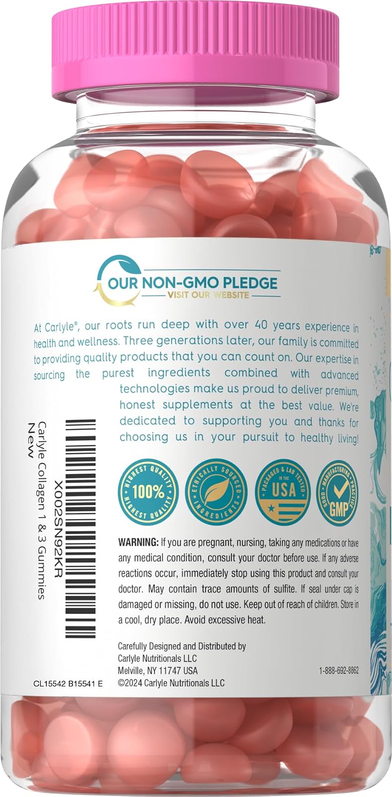 Marine collagen gummies for skin