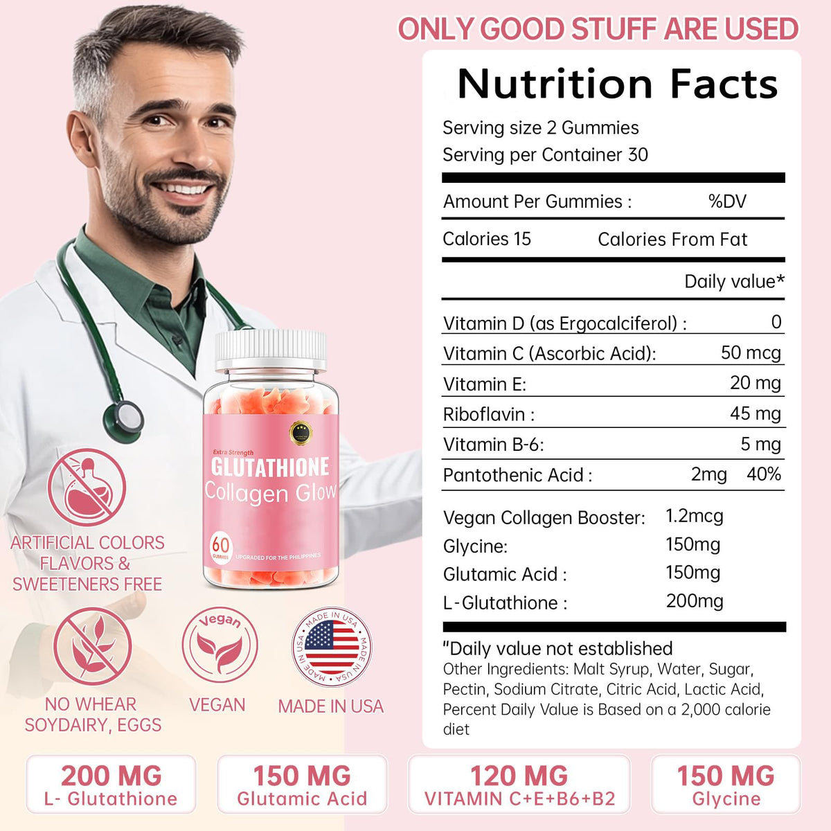 marine collagen gummies with antioxidants