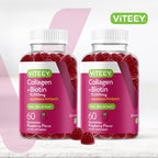 Marine collagen gummies with biotin benefits