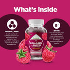 Marine collagen gummies with biotin benefits