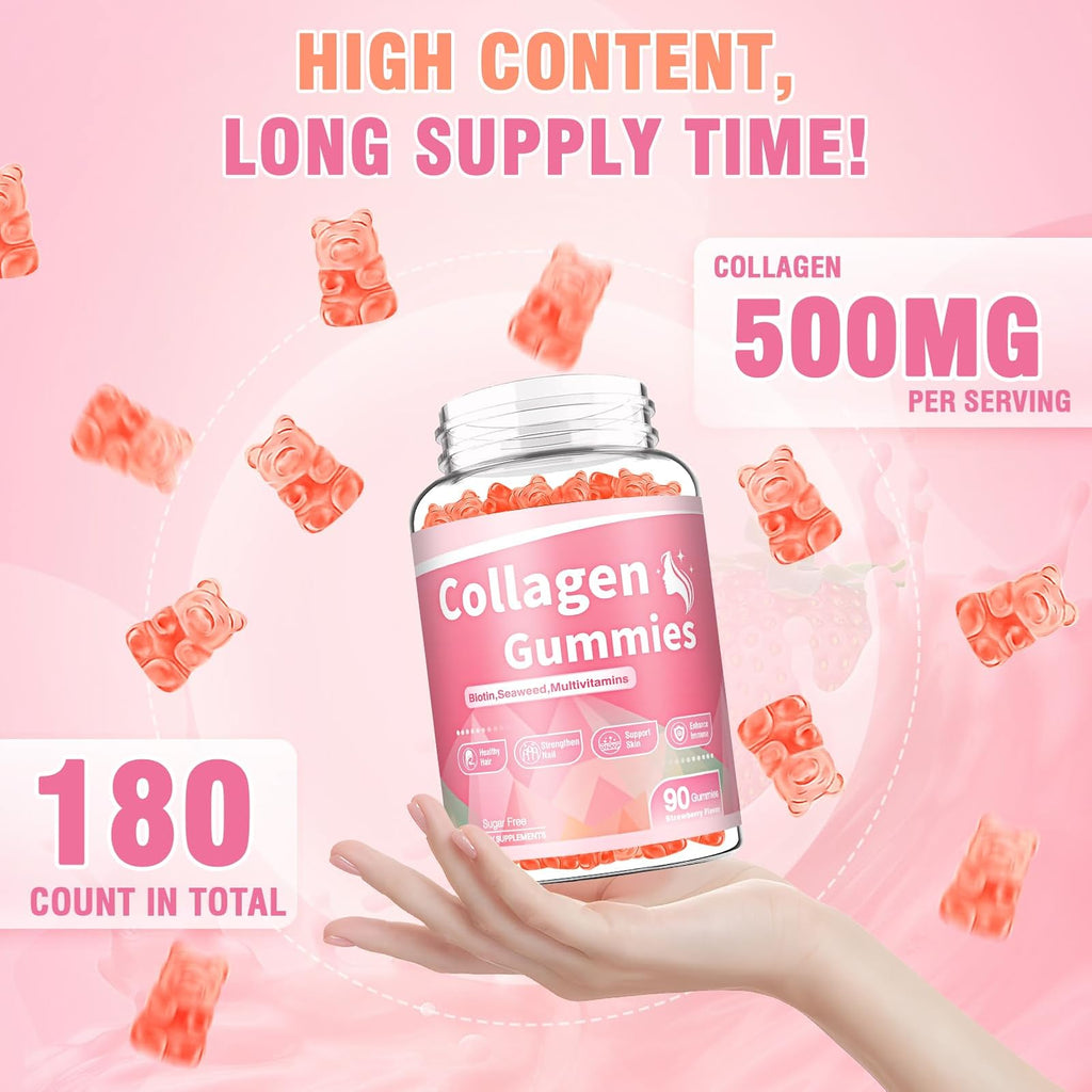 marine collagen gummies with biotin