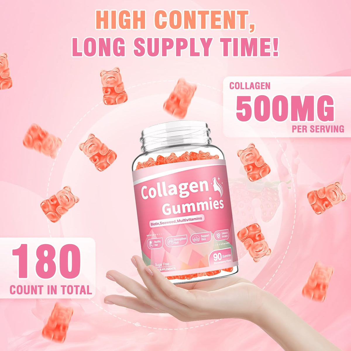 marine collagen gummies with biotin
