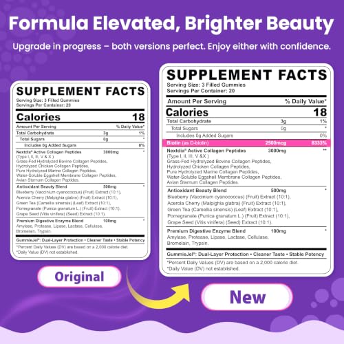marine collagen gummies with biotin