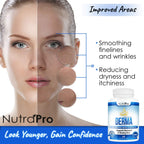 Marine collagen liquid capsules for beauty