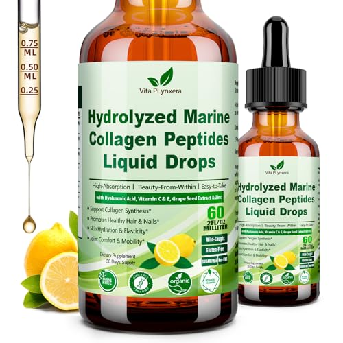 Marine collagen liquid drops for beauty