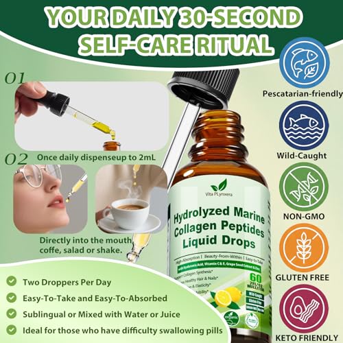 Marine collagen liquid for joint support