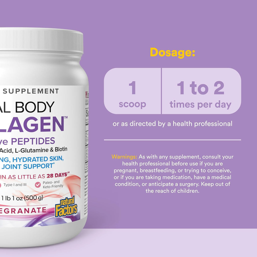 Marine collagen peptides for beauty