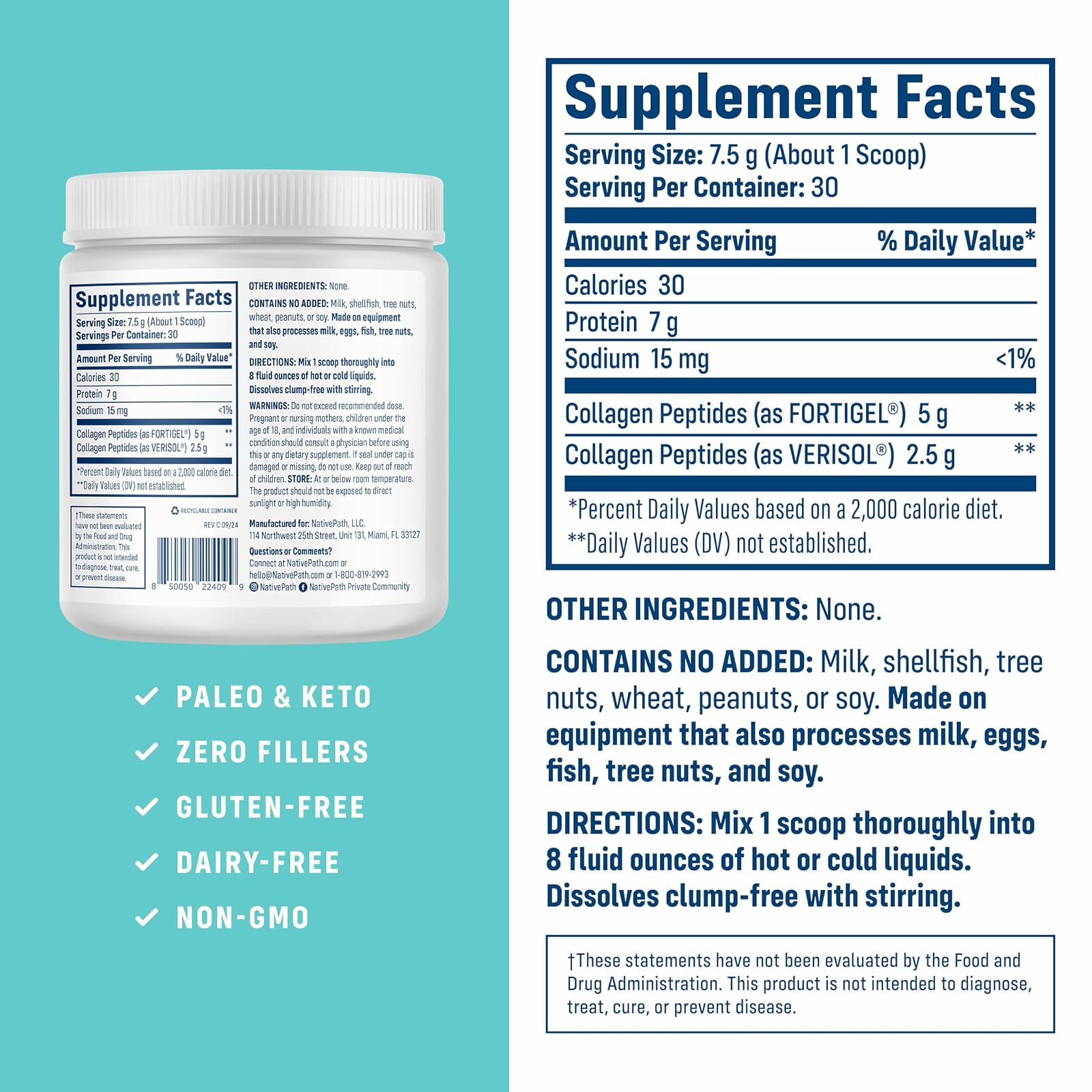 marine collagen peptides for flexibility