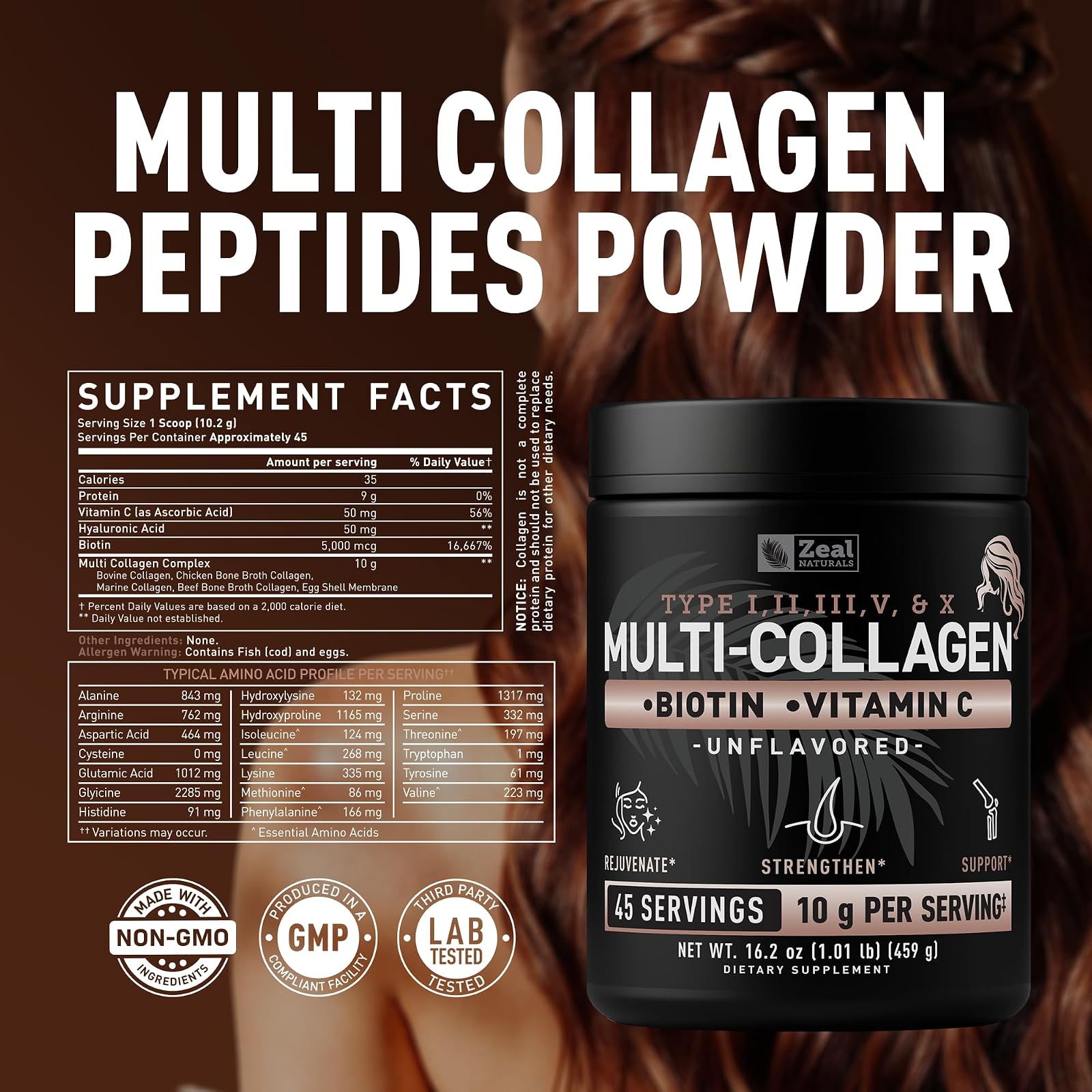 marine collagen peptides for skin