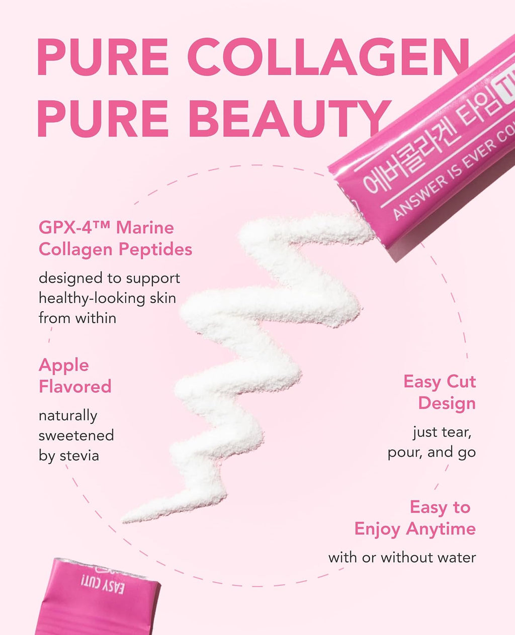 Marine collagen powder for skin health