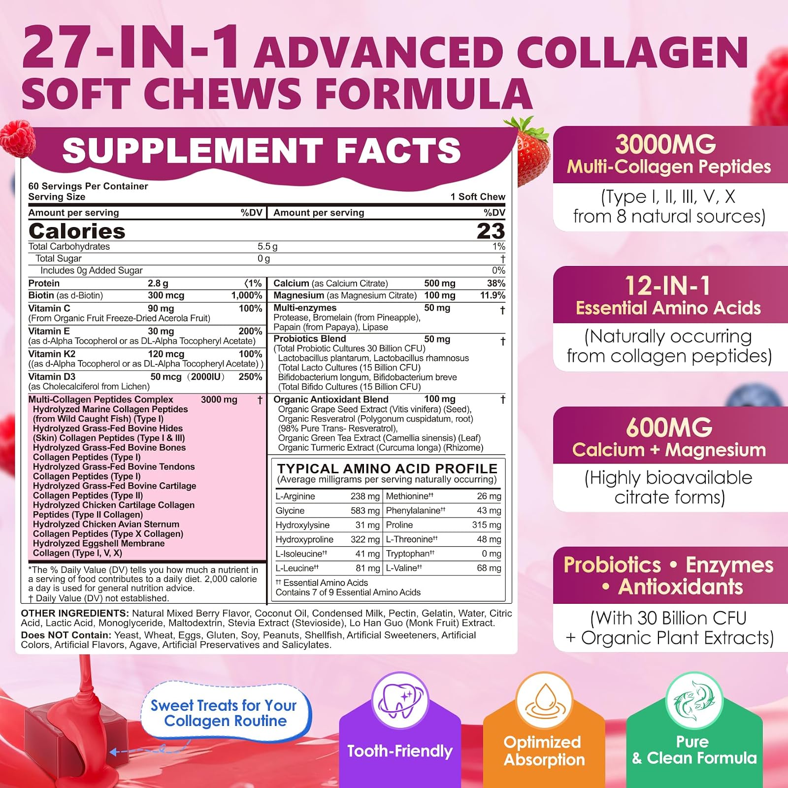 marine collagen soft chews benefits