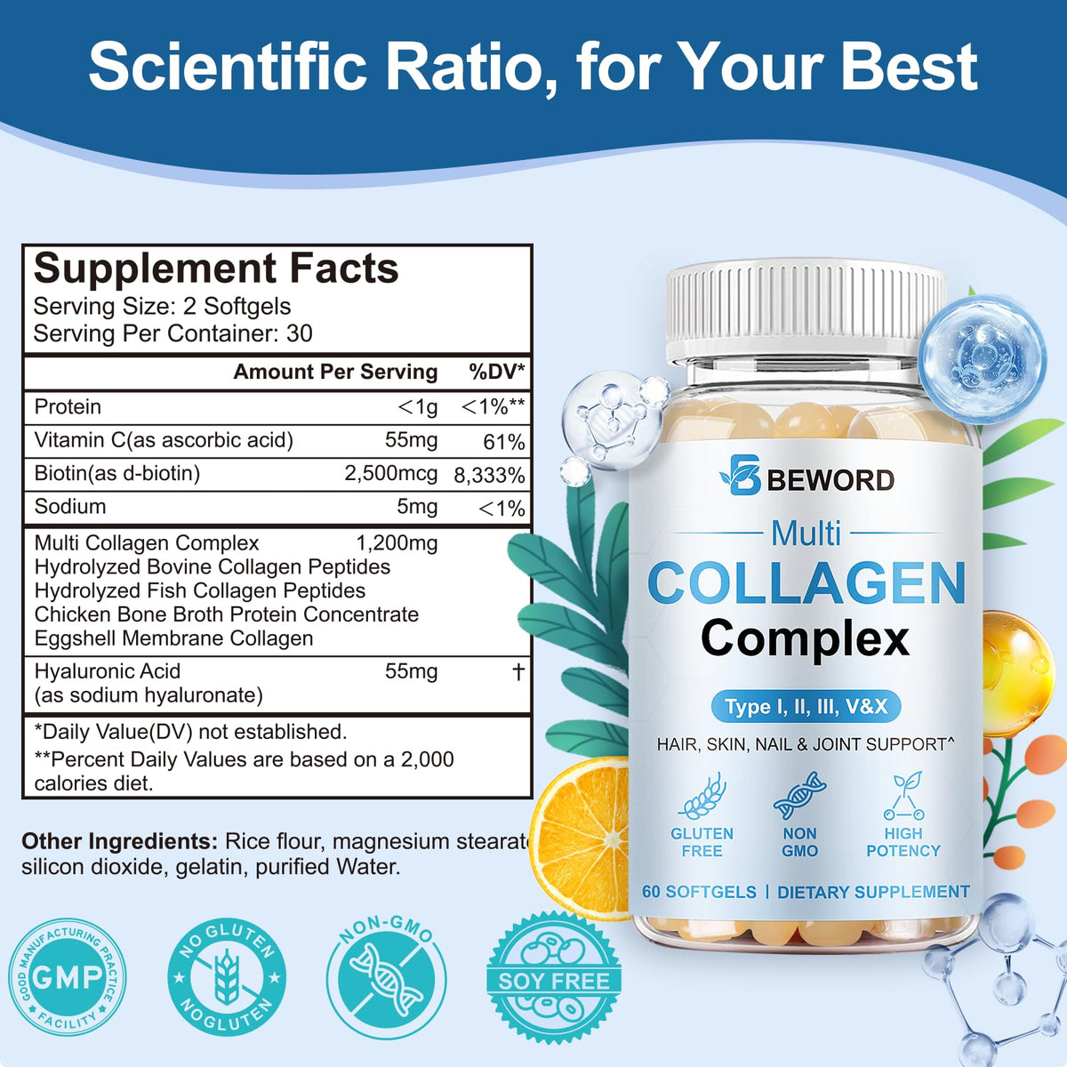 marine collagen softgels for skin health