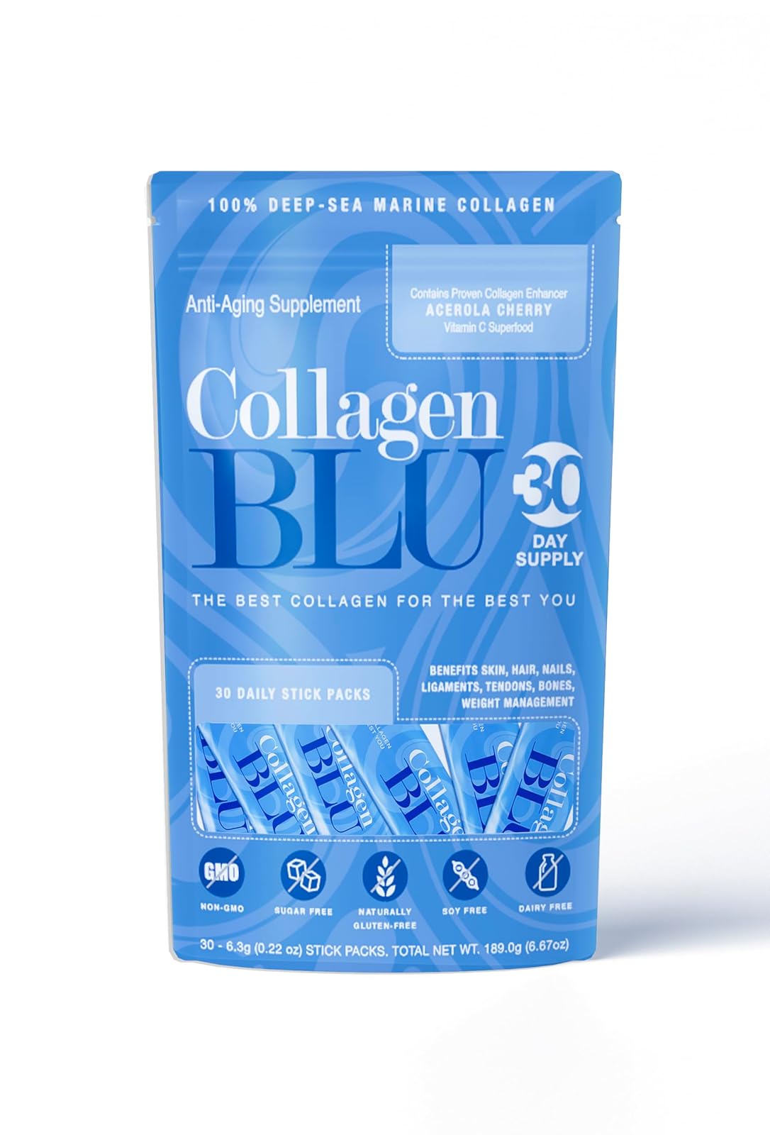 marine collagen stick packs