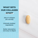 Marine collagen tablets for beauty