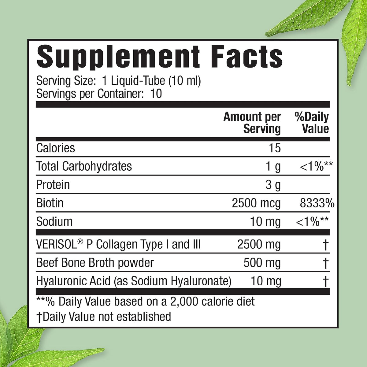 Marine collagen with hyaluronic acid