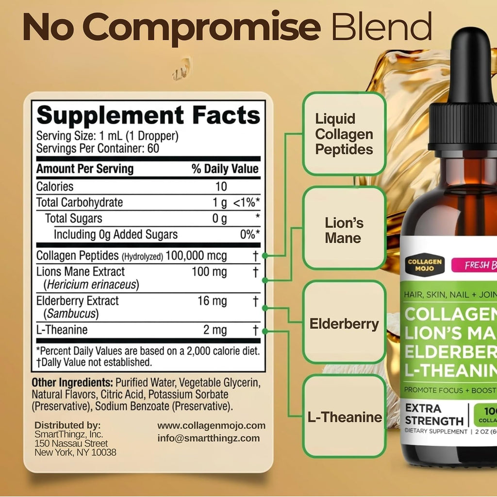 marine collagen with Lion's Mane extract