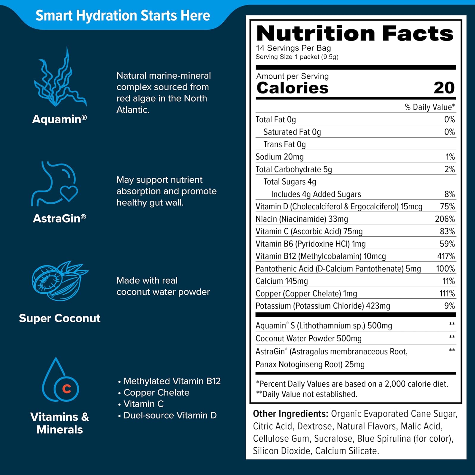 Marine-Mineral electrolyte tablets alternative