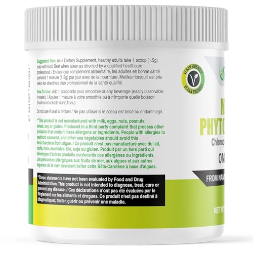 marine phytoplankton powder for overall wellness
