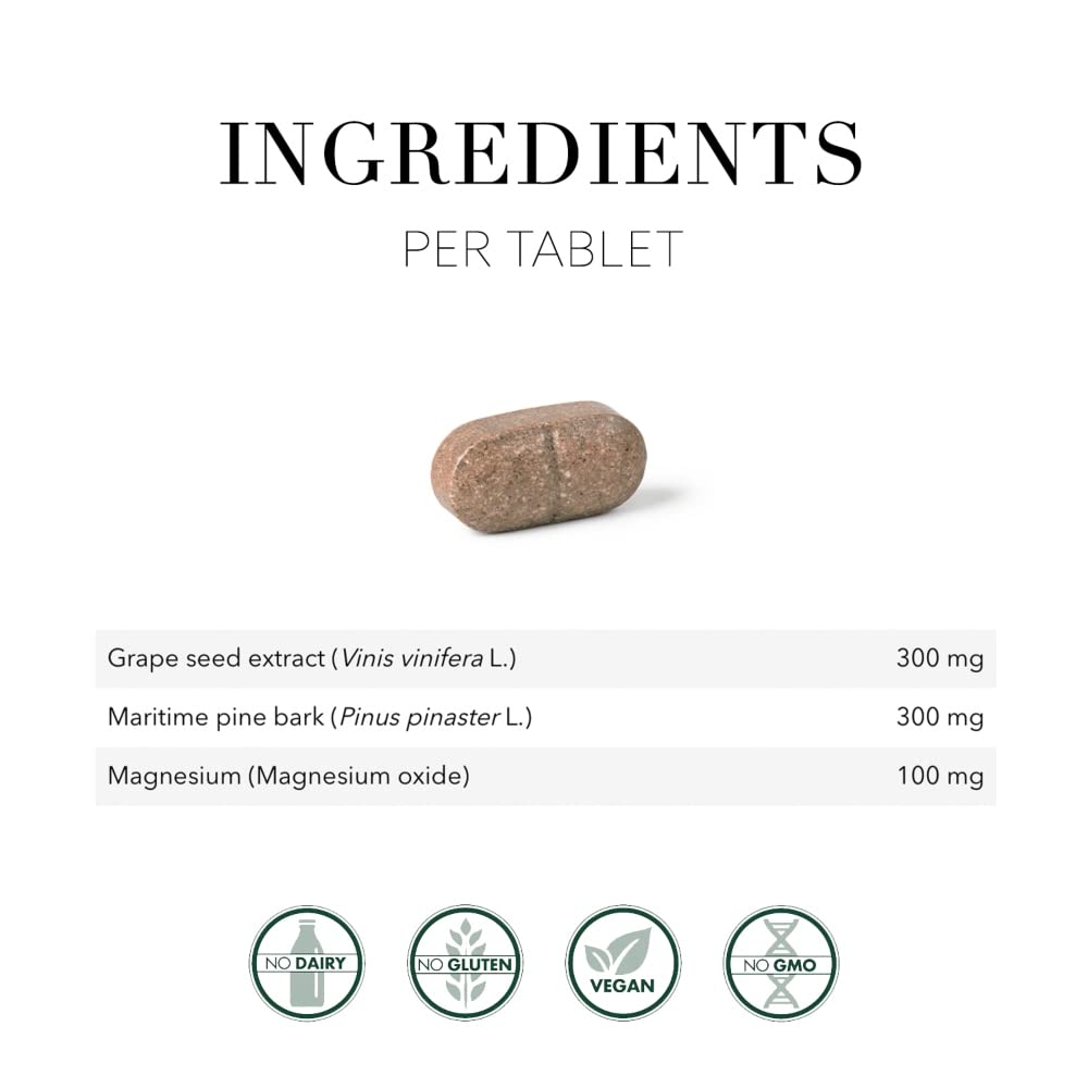 maritime pine bark and grape seed extract