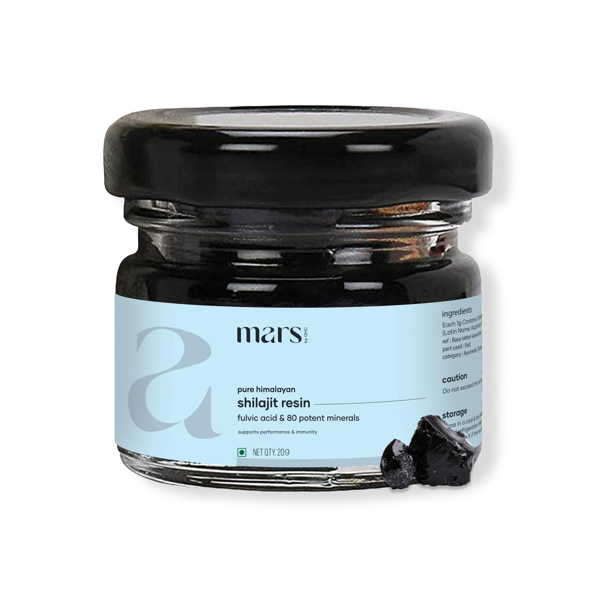 Mars Himalayan shilajit for active lifestyle