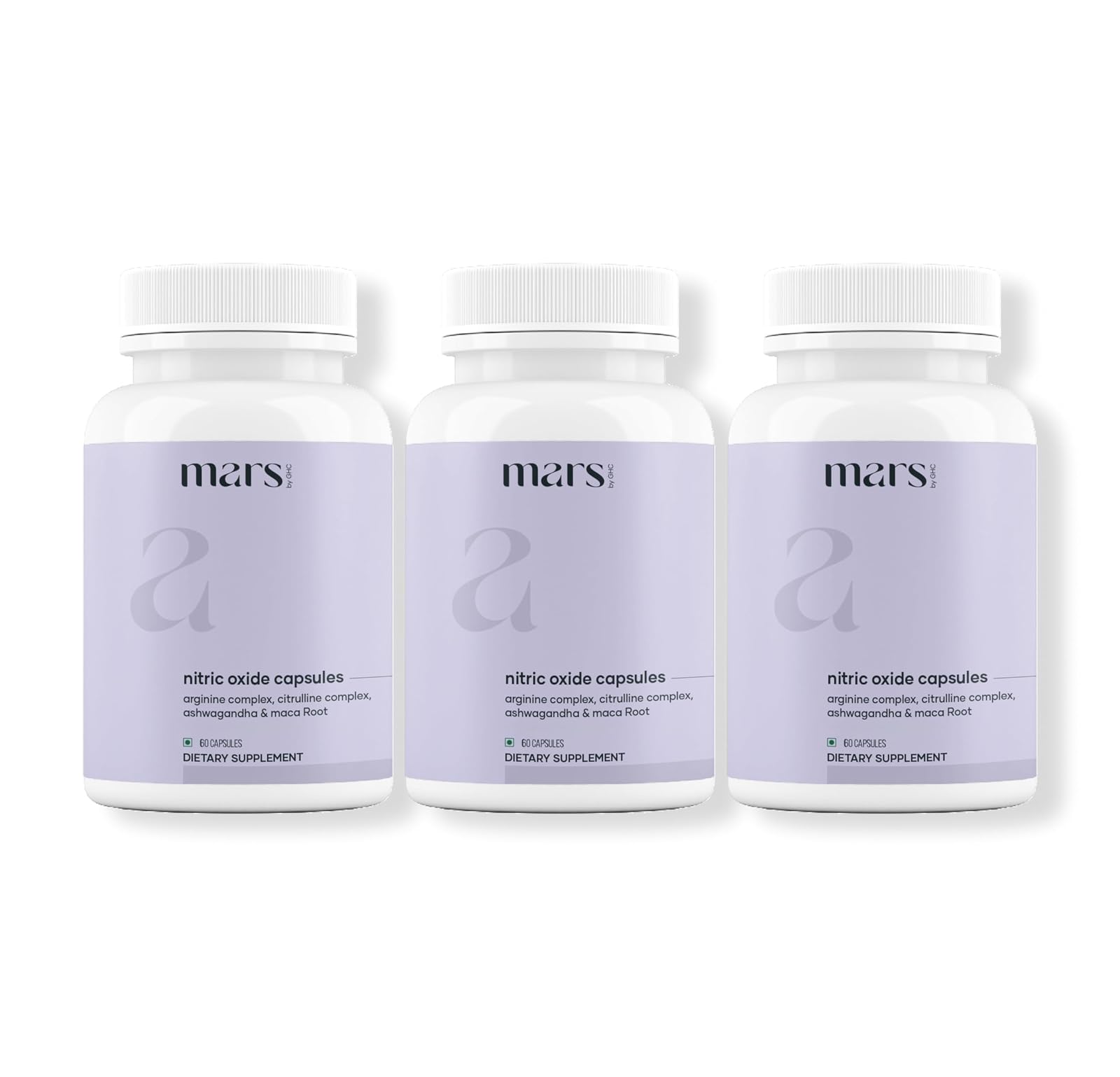 Mars nitric oxide capsules for energy