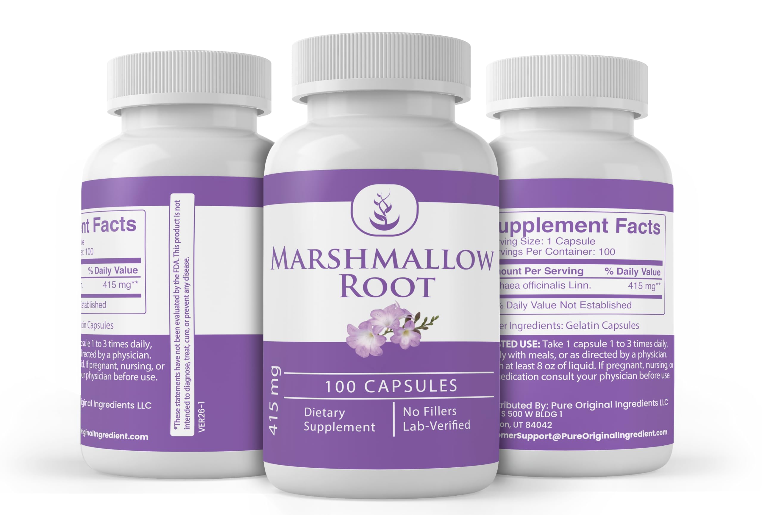 marshmallow root capsules for digestion