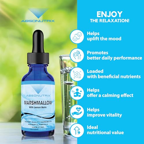 marshmallow root extract with lemon balm