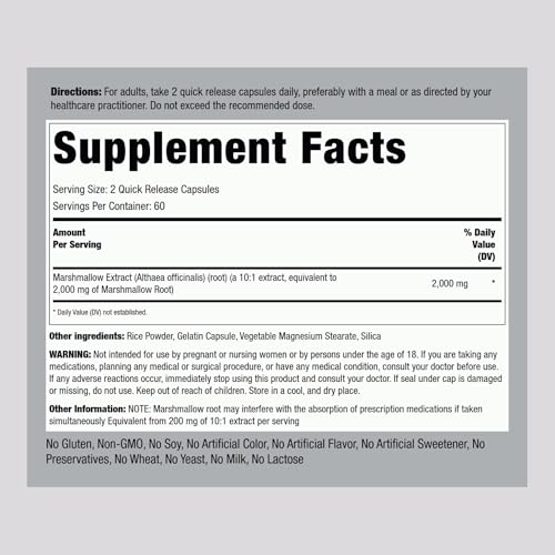 marshmallow root for digestive support